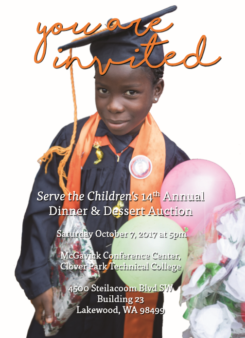 Sample Save The Date Auction
